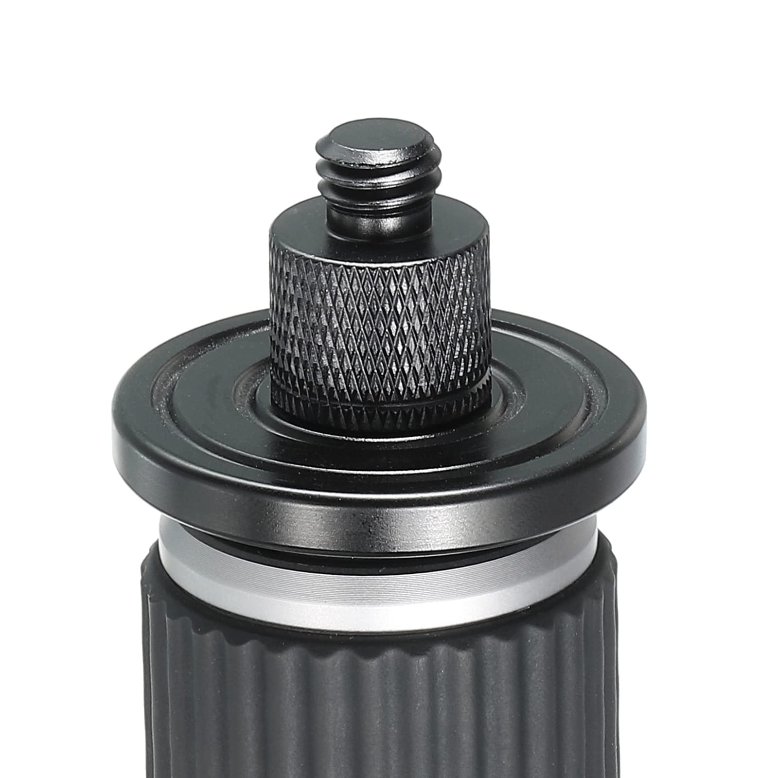 MECCANIXITY Mic Stand Adapter M5 Female to 1/4 Male Camera Screw Thread Adapter for Microphone Tripod Stand Black 2 Pack