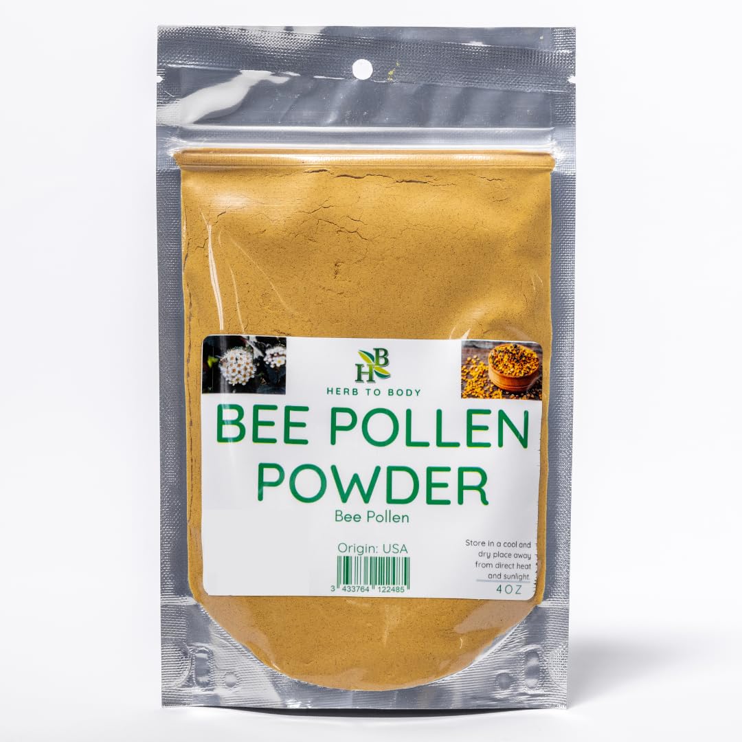 Herb To Body Bee Pollen Powder | Bee pollen | Wildcrafted | 4oz