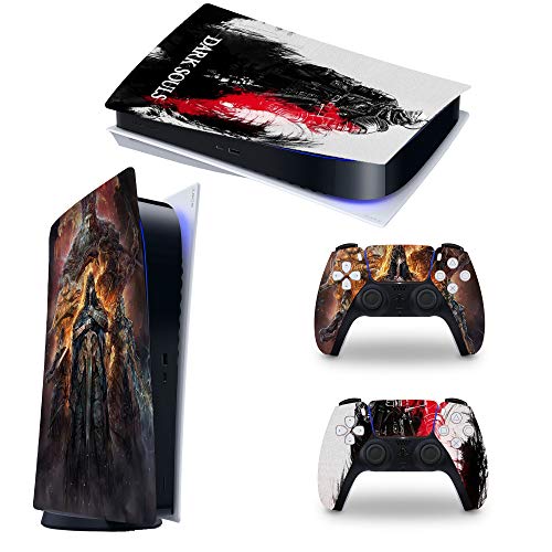 Kinght Darkness - PS5 Digital Edition Skin Console - PS5 Digital Edition Controller Skin Cover Vinyl Decal Protective