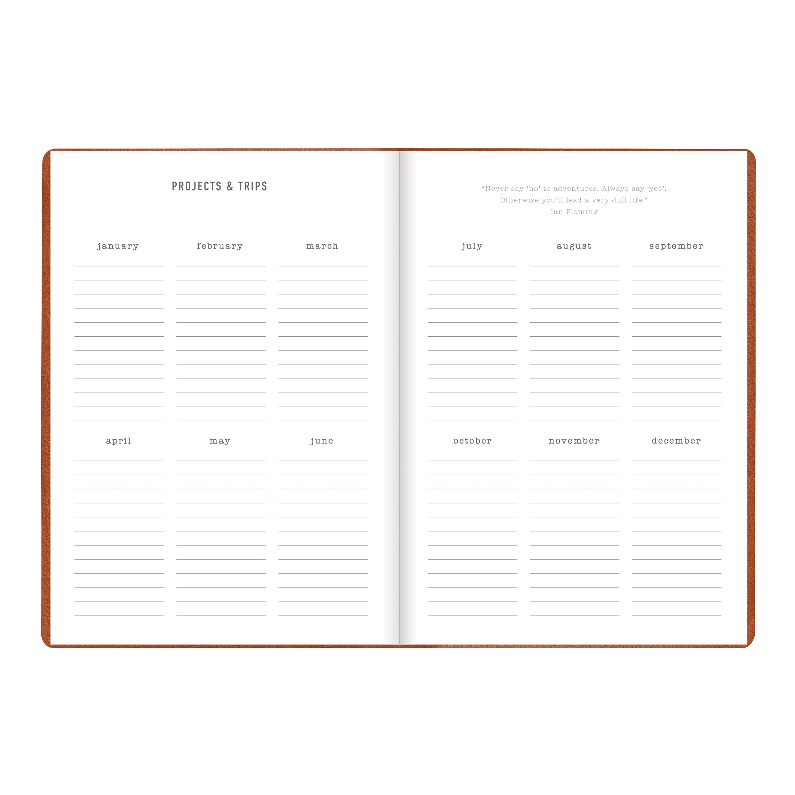 Letts Oslo Weekly/Monthly Planner, 12 Months, January to December, 2024, Sewn Binding, A5 Size, 8.25" x 5.875", Multilingual, Tan (C082334-24)
