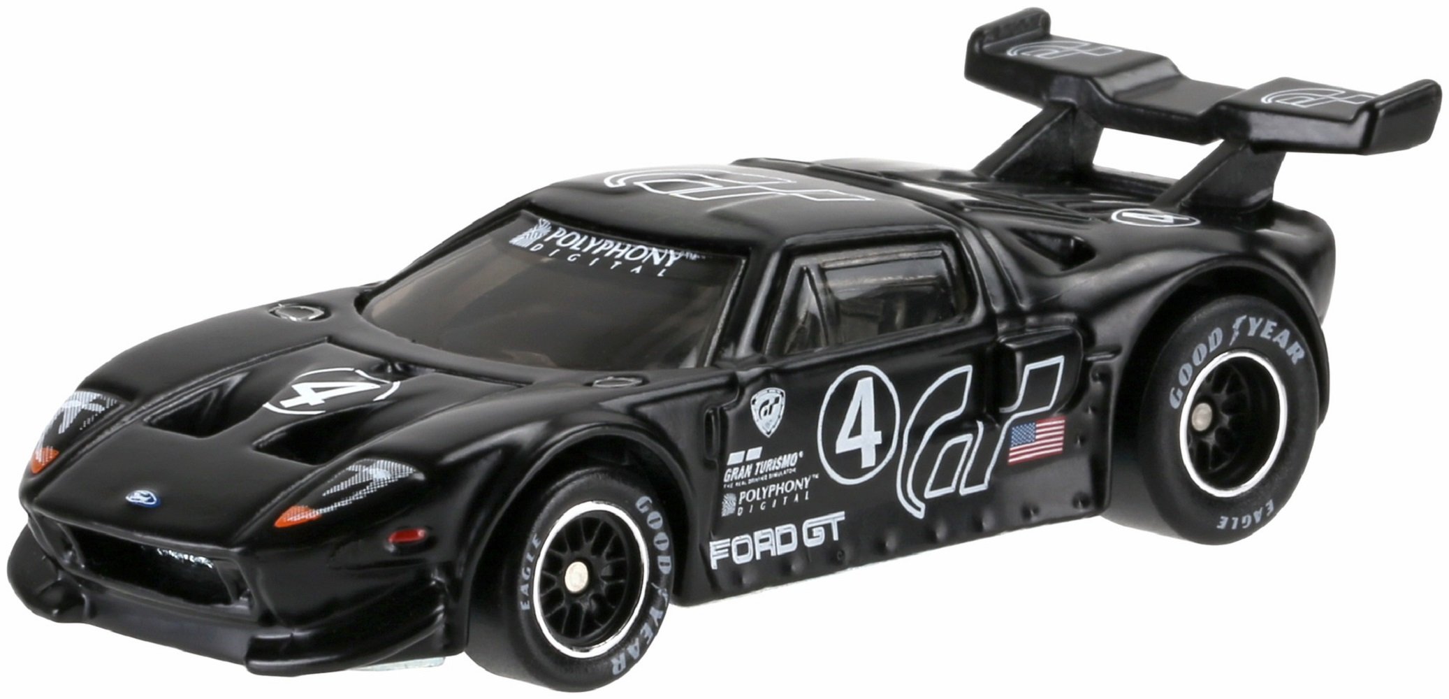 Hot Wheels Retro Entertainment Gran Turismo Ford GT (Black) Die-Cast Vehicle 1/5