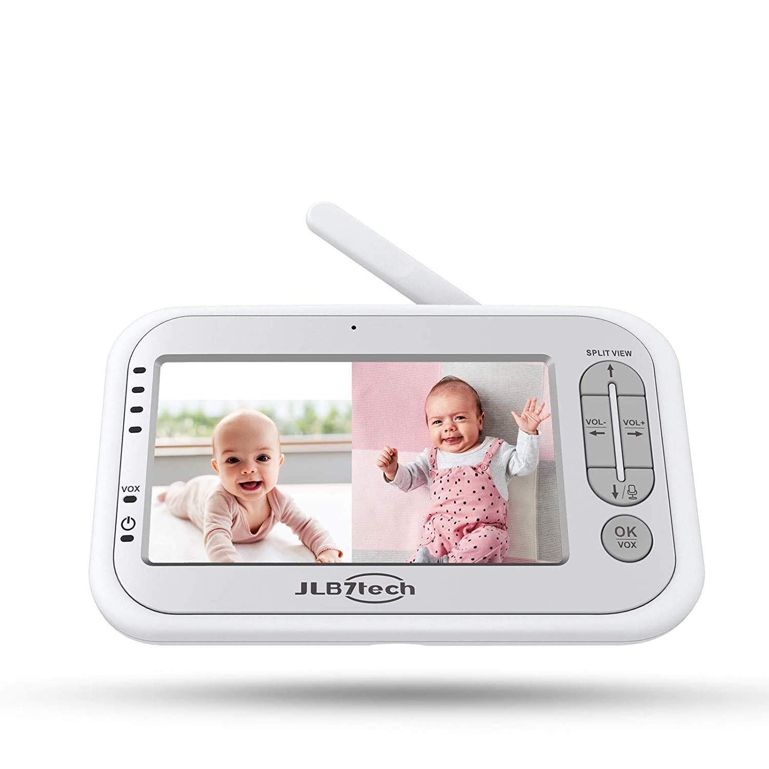 JLB7tech 5" Split Screen Video Baby Monitor Unit for LB55955T/R and LB55955T*2/R
