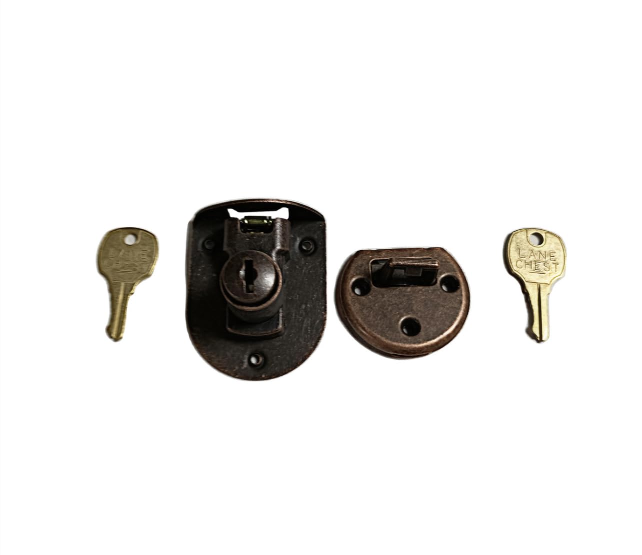 Lane Cedar Chest Safety Latch Lockset Replacement OEM (Oval)
