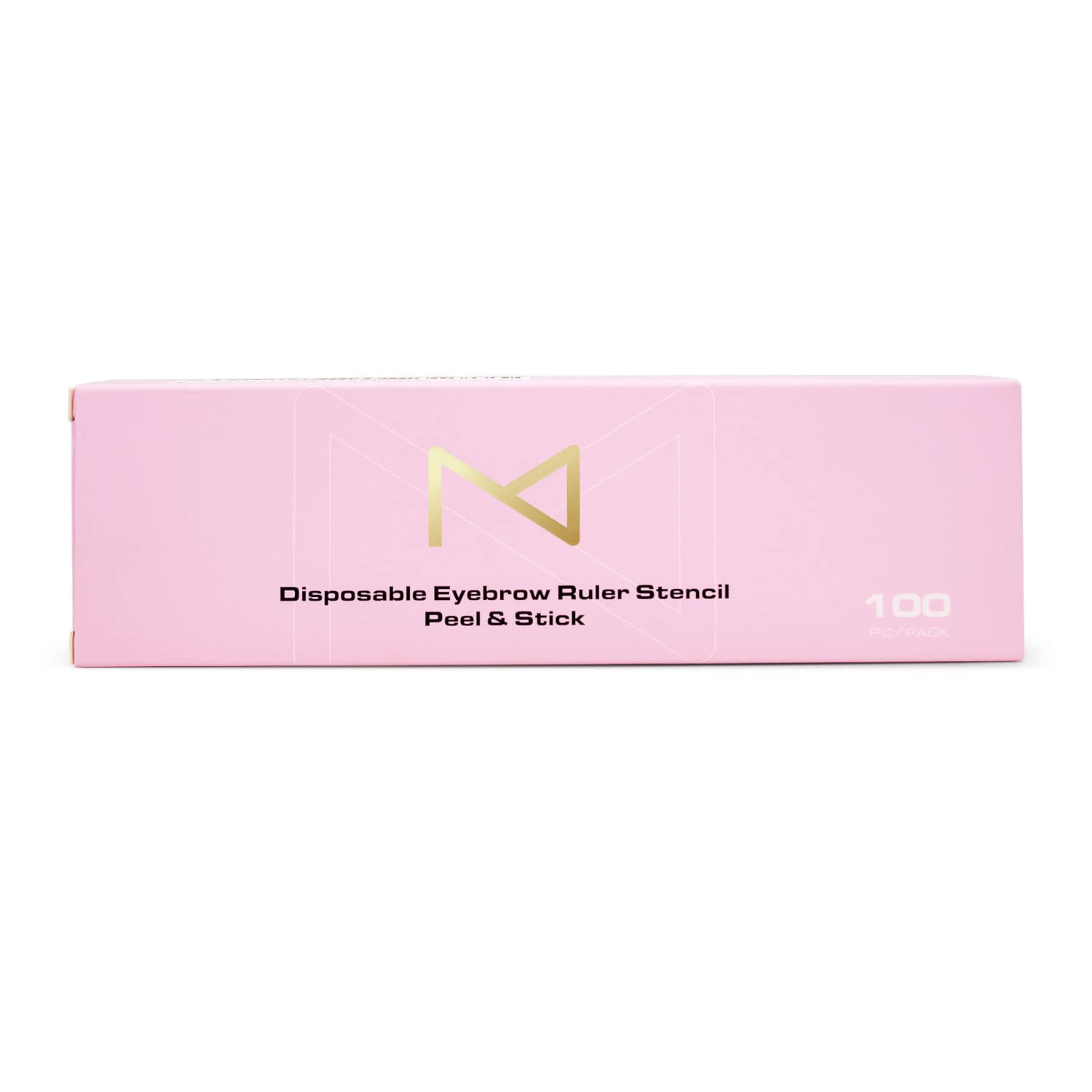 PACK OF 100 M - Transparent Disposable Eyebrow Ruler Stencils - Mapping Stickers for Microblading, Permanent Makeup Permanent Make Up, Henna Brows Measuring Tool Suitable For All Face Shape