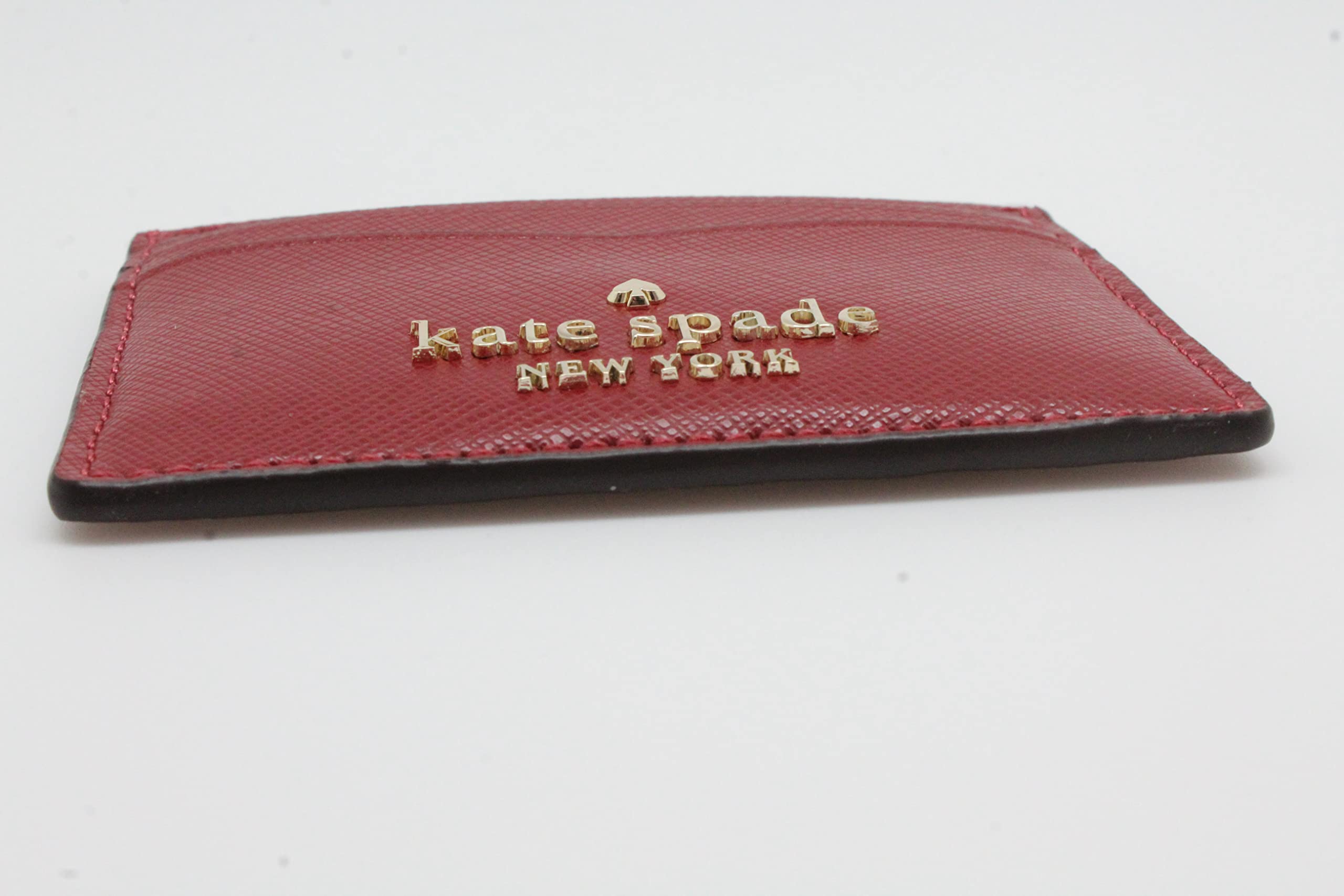 Kate spade New York Staci Small Slim Card Holder In Red Currant