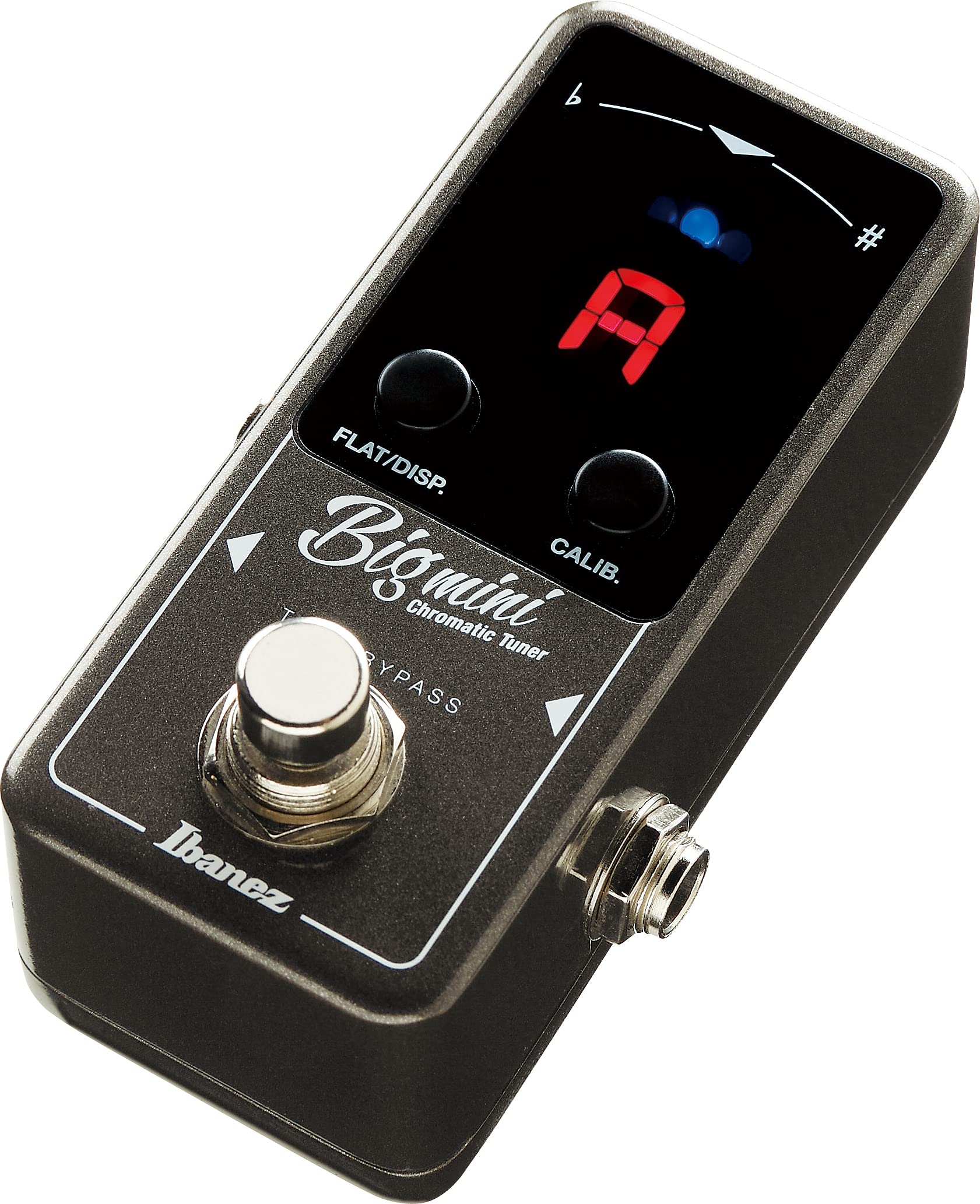 Ibanez, 1/4-Inch Right Angle Chromatic Guitar/Bass Pedal Tuner (BIGMINI)