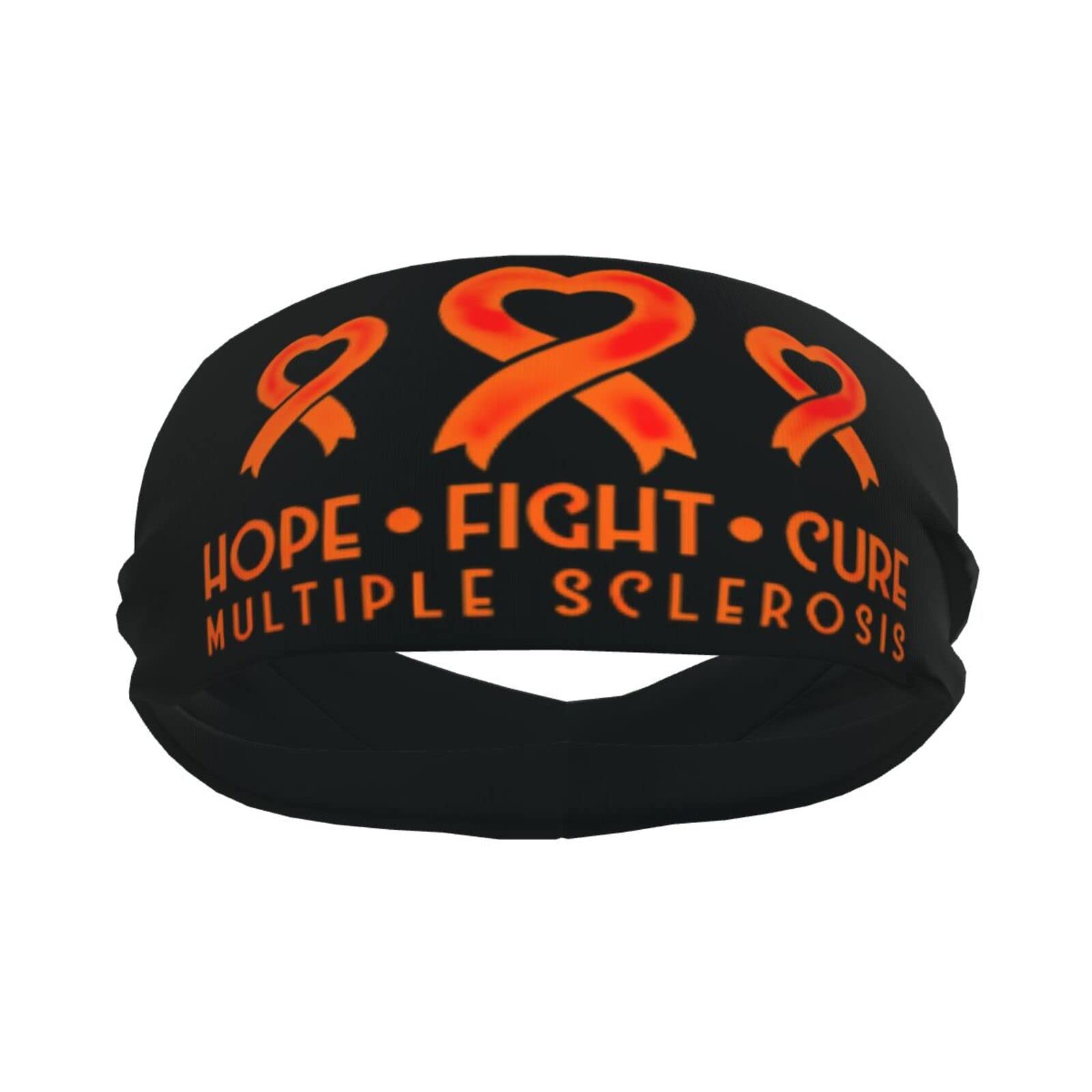 Multiple Sclerosis Ms Awareness Fitness Exercise Headband Unisex Yoga Non-Slip Quick-Drying Fitness Headband