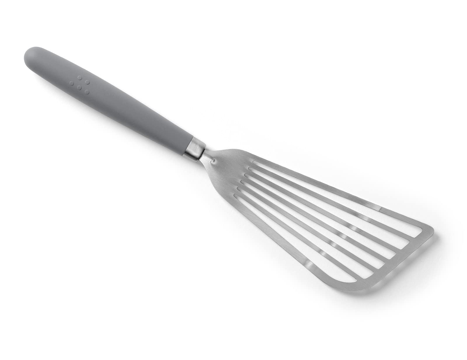 Misen Stainless Cookware Bundle - 10" 5-ply Pan, Fish Spatula, Stainless Steel Tongs - Heat Retention - Stay-Cool Handle - Kitchen Tongs with Silicone Tips - Ergonomic Design - Versatile Set - Gray