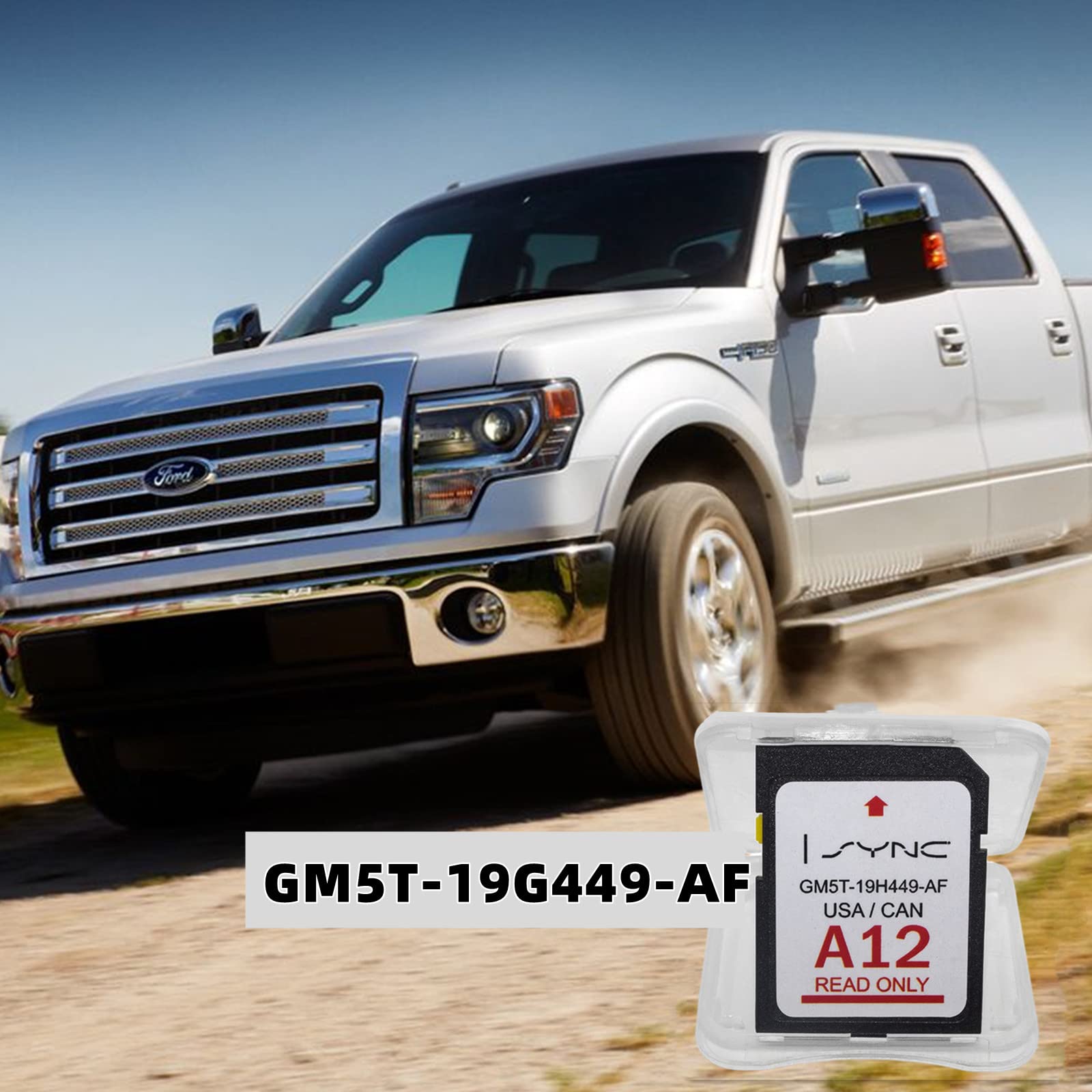 Latest Ford Navigation SD Card,Compatible with Ford & Lincoln Update A12 Ford Navigation Card for USA and Canada |GM5T-19H449-AE