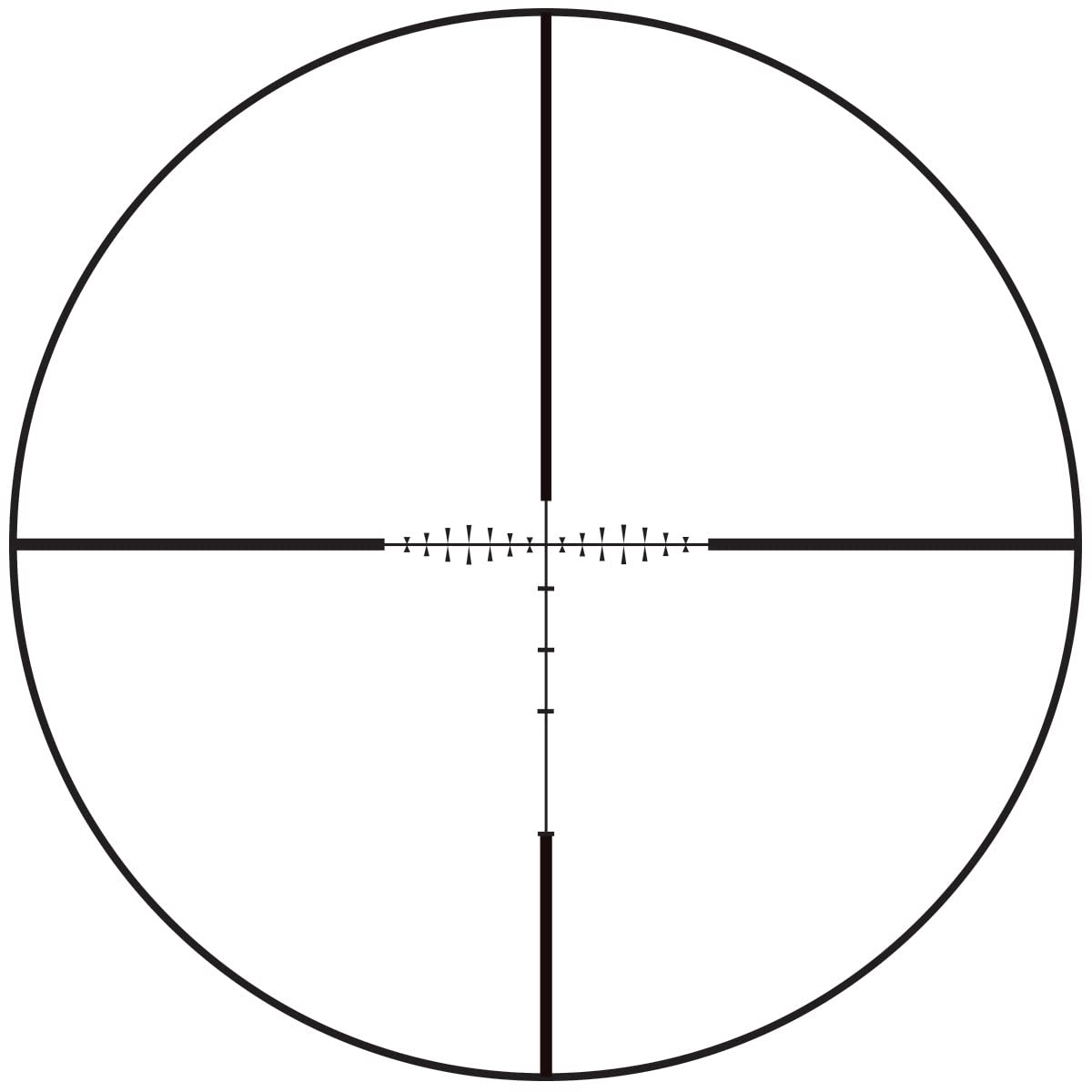 Huskemaw Blue Diamond Series Fogproof Shockproof Waterproof Second Focal Plane Hunting Long Range 4-16x42 Scope with HuntSmart Reticle