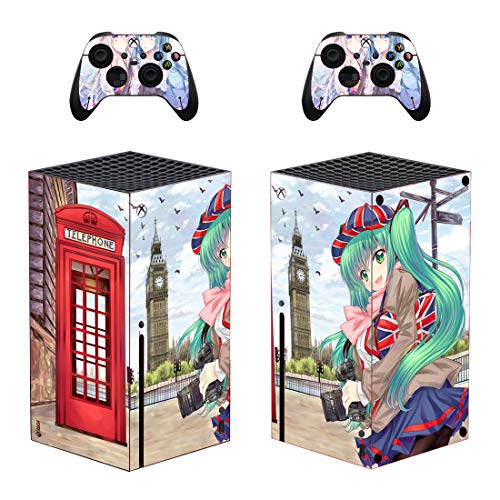 Japan Singer Stickers Decals Skin for X-box-One-Series X, Cover Protector Wrap Durable Full Set Protection Faceplate Console by KAJAL MANI
