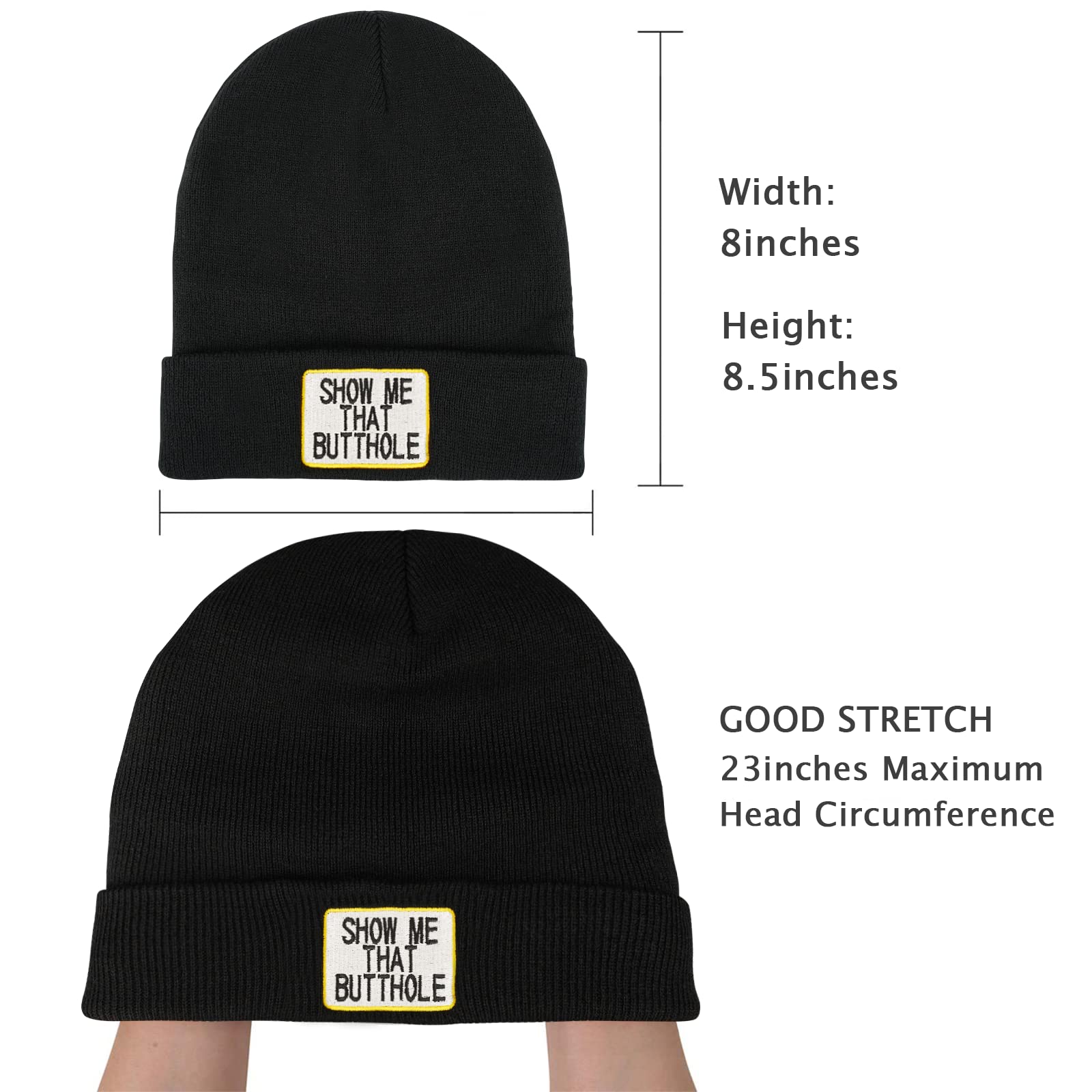 Kumsiuk Show Me That Butthole Hat Baseball Cap Gag Gifts for Men and Women