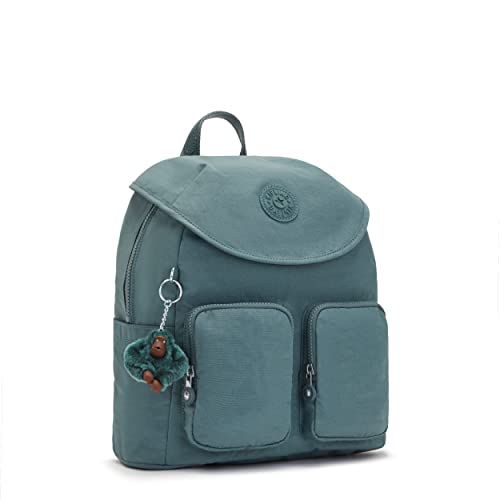 Kipling Women's Fiona Medium Backpack, Adjustable Backpack Straps, Flap Closure, Top Carry Handle, Backpack