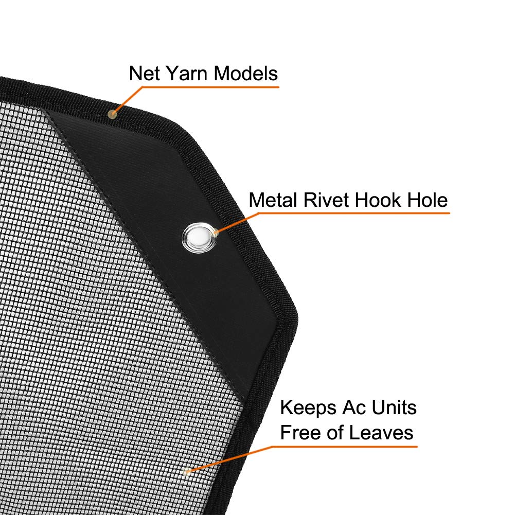 JOJOIN Air Conditioner Cover for Outside Units, Ac Guard, Ac Cover for Central Units, Ac Defender (Mesh, 28"×28")