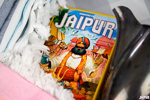 Jaipur Board Game - Strategy Trading Game for Ages 10+, 2 Players, 30 Min Playtime, New Edition by Space Cowboys