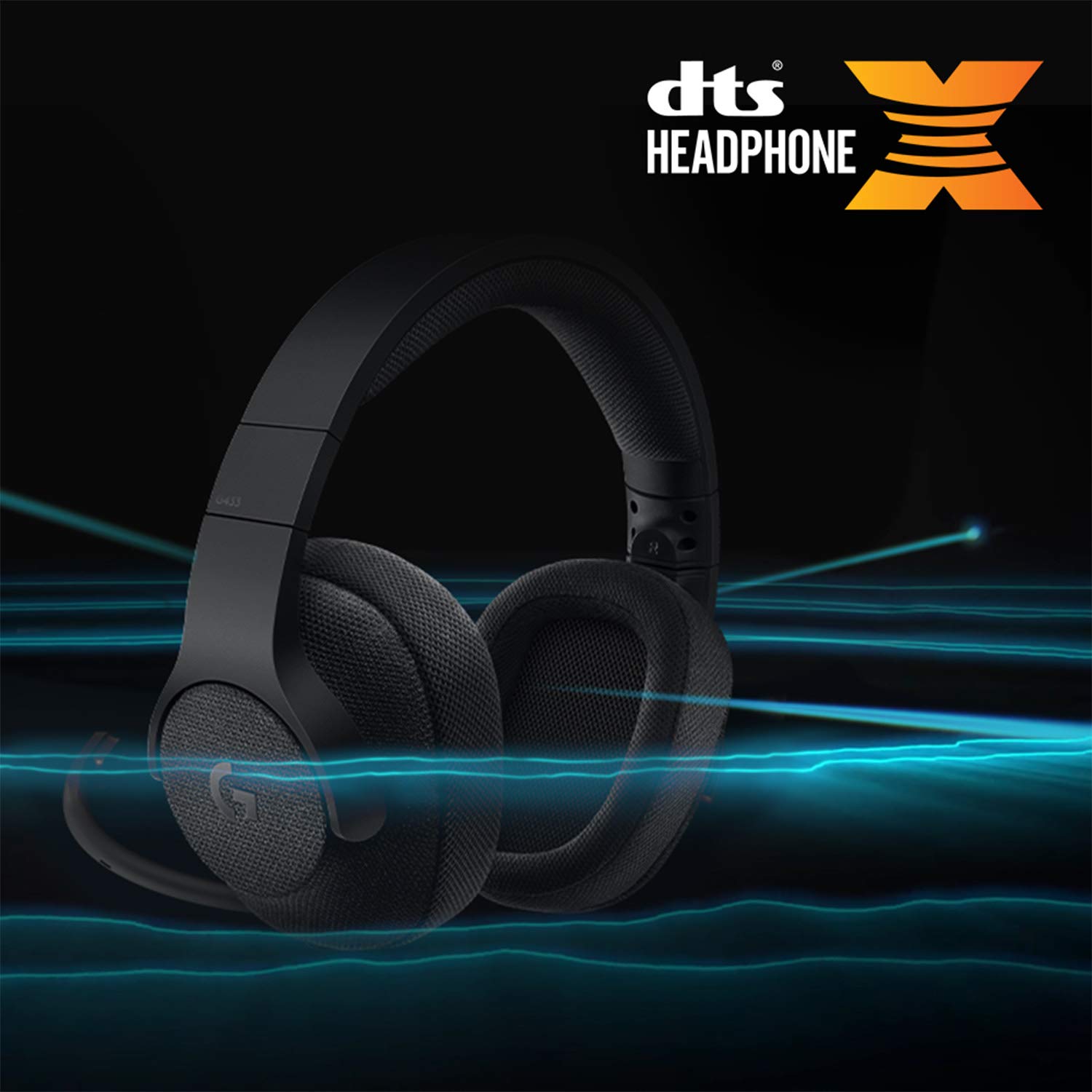 Logitech G433 7.1 Wired Gaming Headset – Triple Black & 13 Prodigy Gaming Keyboard, LIGHTSYNC RGB Backlit Keys, Spill-Resistant, Customizable Keys, Dedicated Multi-Media Keys – Black