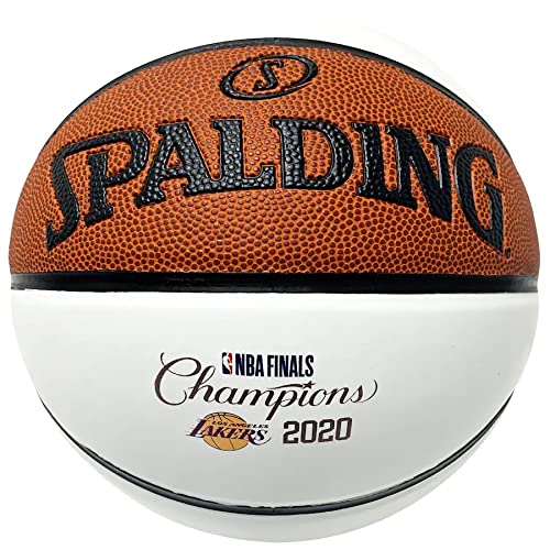 Los Angeles Lakers 2020 NBA Finals Champions White Panel Full Size Basketball