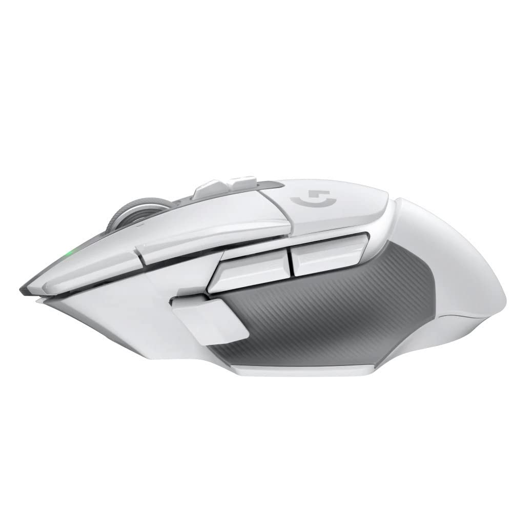 Logitech G502 X Lightspeed Wireless Gaming Mouse (White) Bundle with PowerPlay Wireless Charging System and 4-Port USB 3.0 Hub (3 Items)