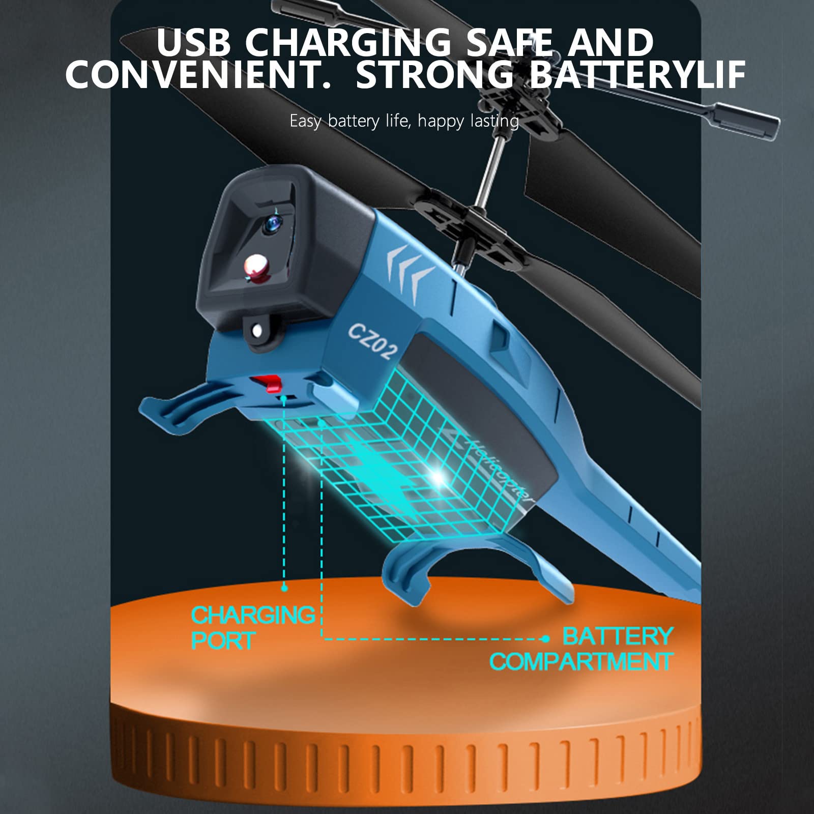 Munlar RC Helicopters - Remote Control Helicopter for Kids and Adults Induction Obstacle Avoidance Helicopter, Auto-Hovering Function Aircraft Toy, Ideal Gift for Christmas or Birthday