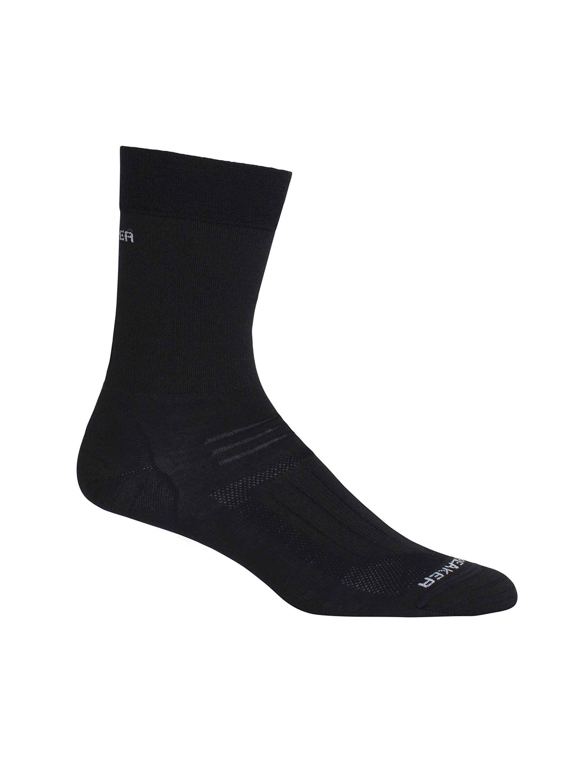 Icebreaker Merino womens Medium Cushion Wool for Women hiking socks, Black, Small US