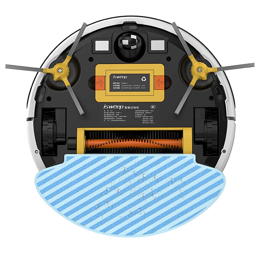ISWEEP X3 2 in 1 Robot Vacuum Cleaner and mop,1800Pa Strong Suction,App Control,Automatic Self-Charging,Robotic Vacuum Carpet and Hard Floor Cleaning