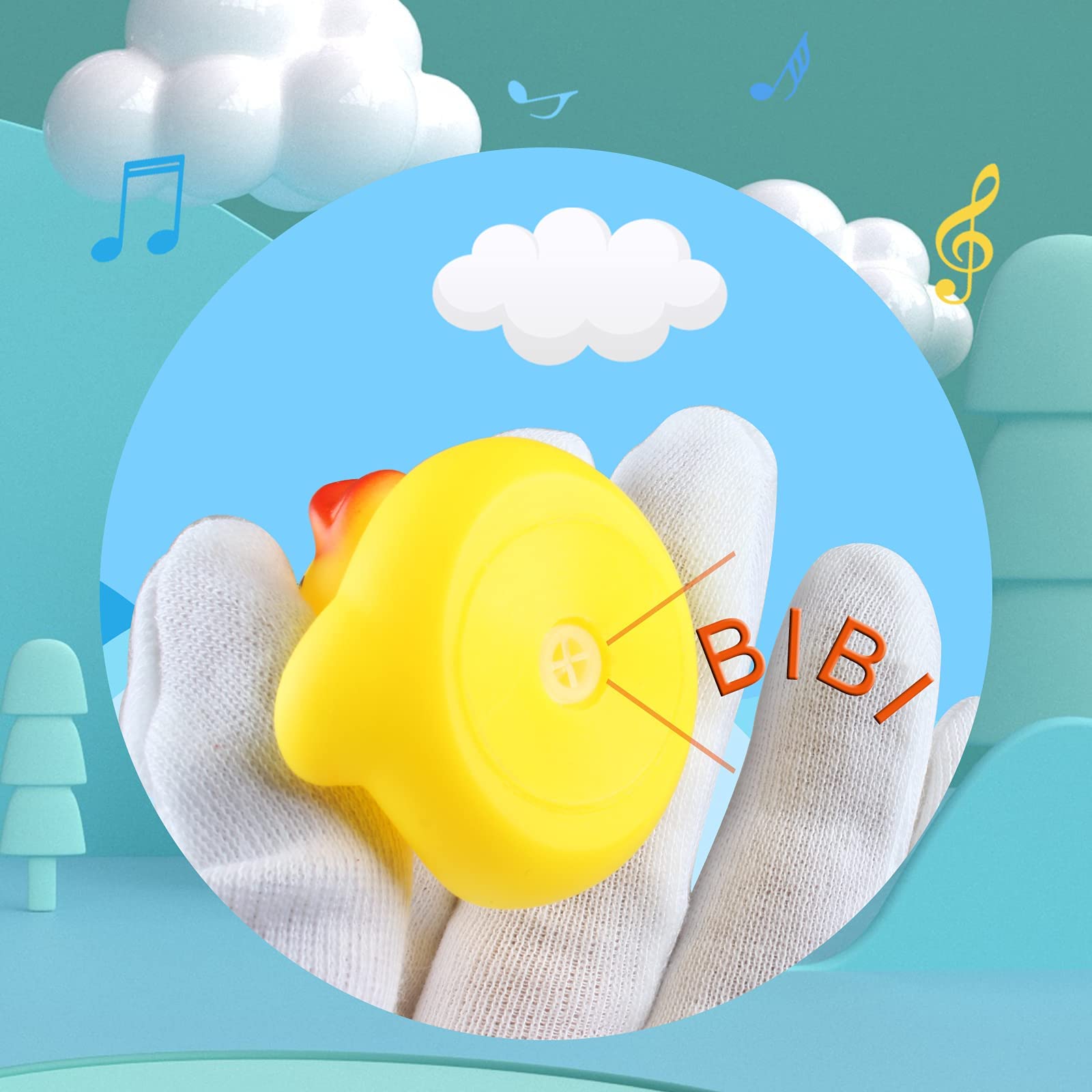 Meeall Rubber Ducky Bath Toy Set β Kids Bath Toys Yellow Rubber Ducks β Pack of 20 Ducks