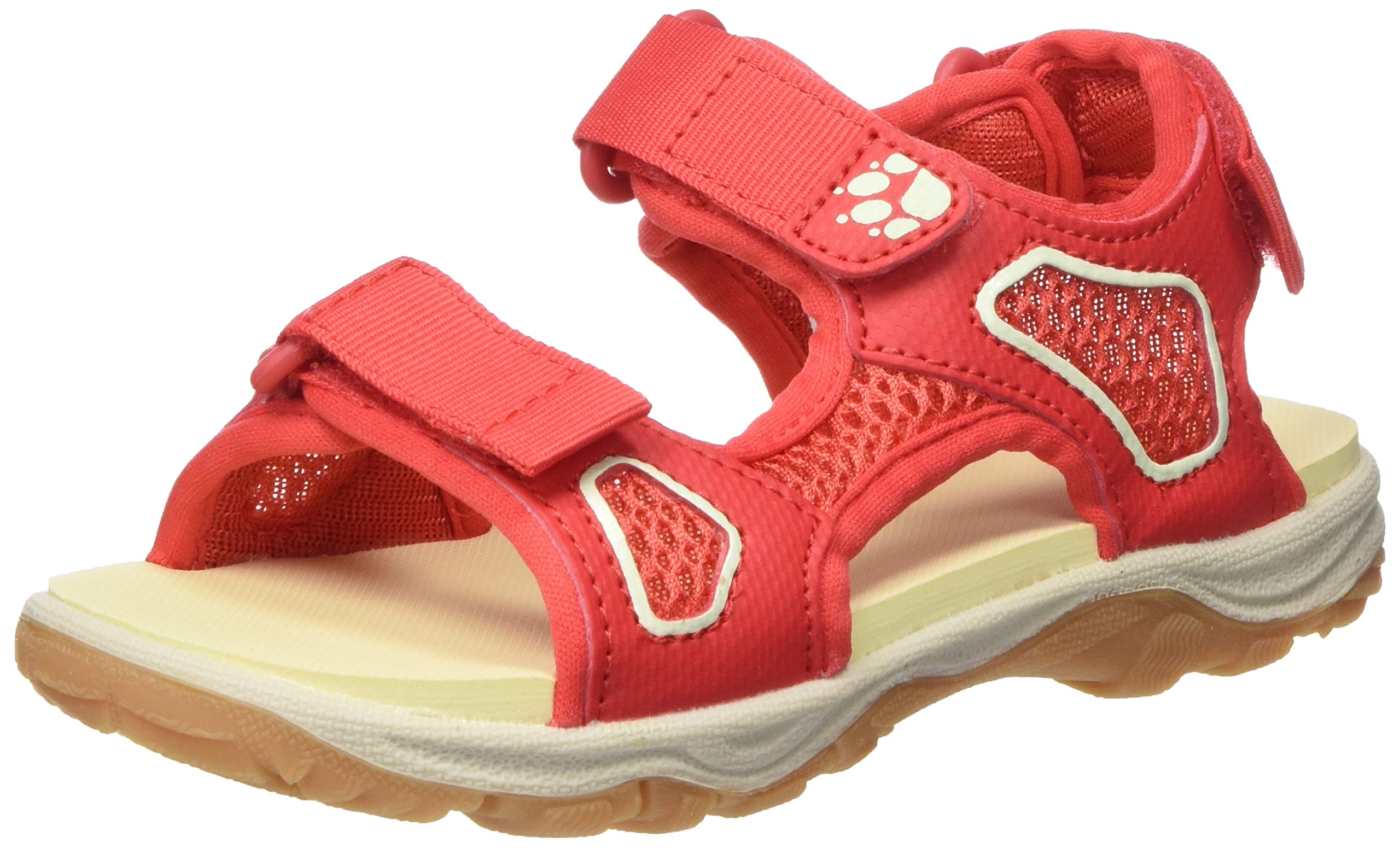 Jack Wolfskin Taraco Beach Sandal Hiking Boot, Blue/Orange, 3 US Unisex Big Kid