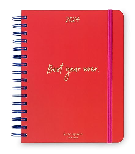 Kate Spade New York 2024 Planner Weekly and Monthly, January 2024 - December 2024, Hardcover Spiral Planner