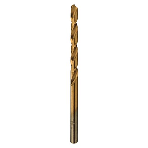 Pack of 12, 1/16-Inch Titanium Nitride Coated Drill Bit, Premium M2 High Speed Steel, Jobber Length, for Metal, Plastic, Wood