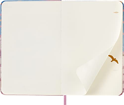 Moleskine Limited Edition 2023 Weekly Notebook Planner Sakura, 18M, Pocket, Bird, Hard Cover (3.5 x 5.5)