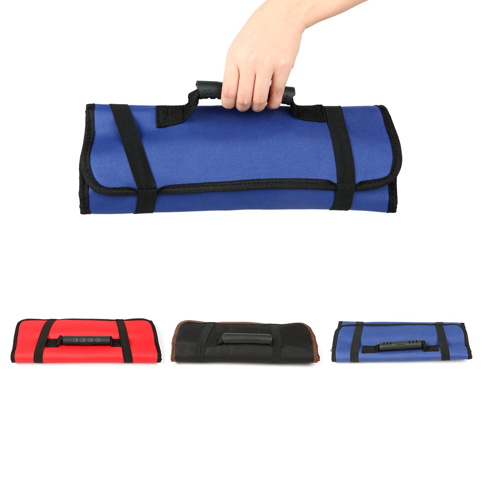 MengK Roll Bag Storage Case for Fishing Tackle Camping Kitchen Utensils Carrying Pouch