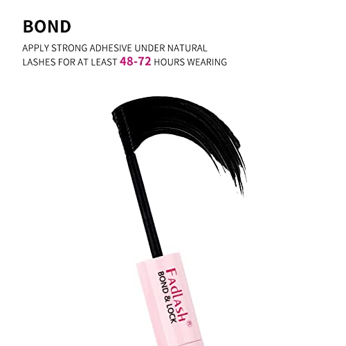 Lash Bond and Seal Cluster Lashes Glue DIY Lash Extension Kit Lash Clusters Glue Individual Lashes Strong Hold 48-72 Hours DIY Eyelash Extension Kit Suitable for Sensitive Eyes
