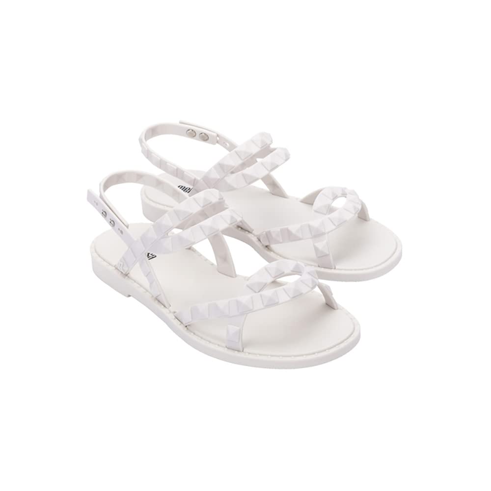 Melissa Womens Lucy Flats Sandals White 7