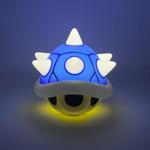 Paladone Super Mario Blue Shell Light with Sound | Gaming Home Décor | Officially Licensed Nintendo Merchandise, Multicolour, PP8775NN