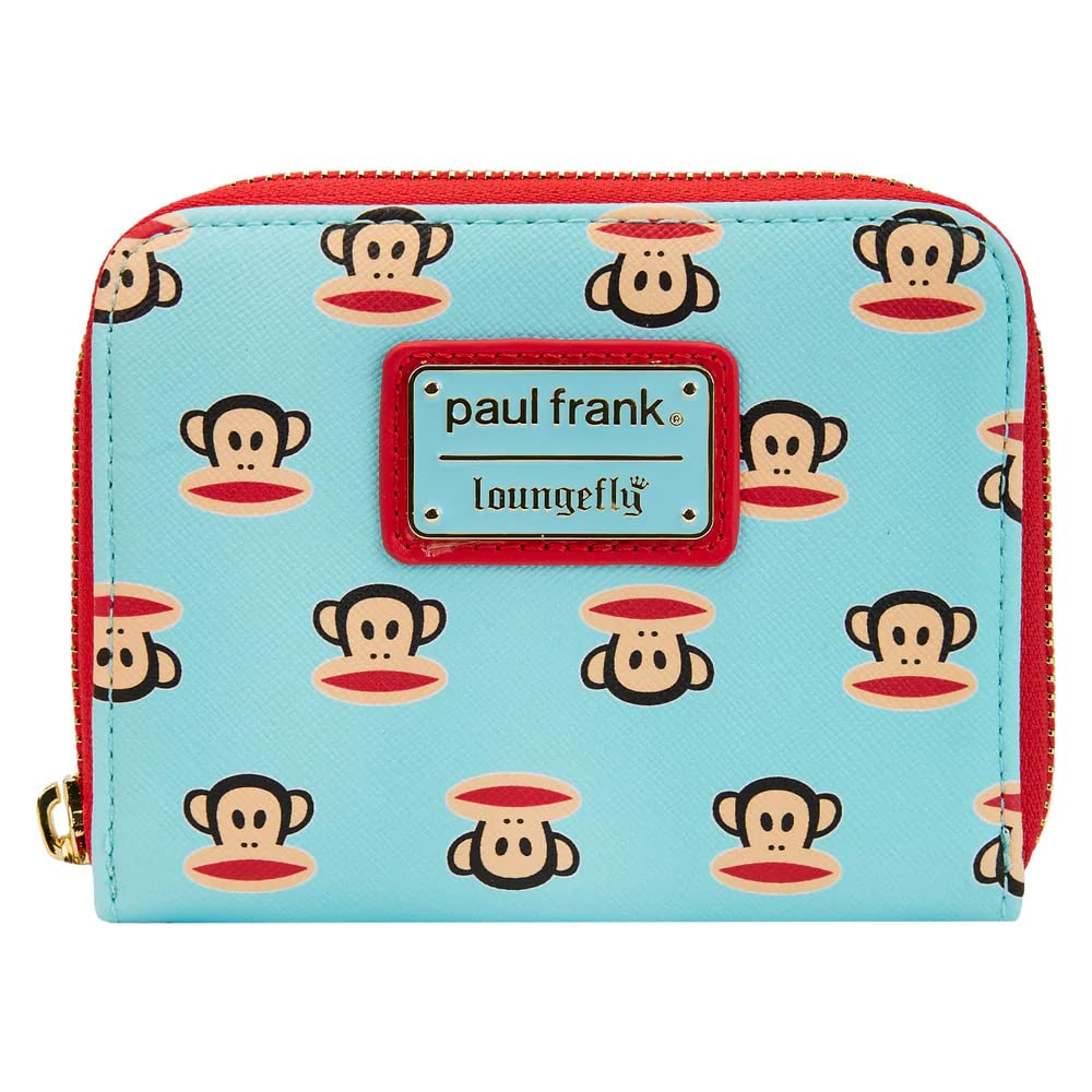 Loungefly Paul Frank Julius Head Faux Leather Zip Wallet