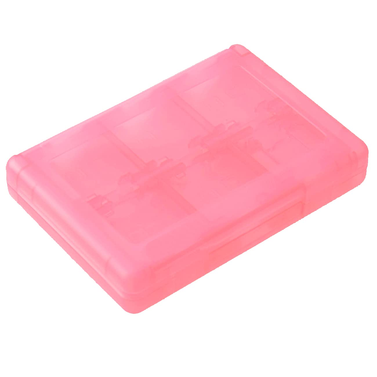 Luniquz DS Game Holder Game Card Organizer Carry Case for Nintendo DS, DS Lite, 3DS, New 3DS, Dsi, Dsi XL, Blue+Pink