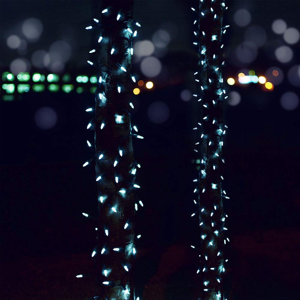 Joomer Green Battery String Lights, 33ft 100LED Battery Operated Mini String Lights 8 Lighting Modes Timer Waterproof for Home, Garden, Party, Holiday, Christmas Trees Decoration