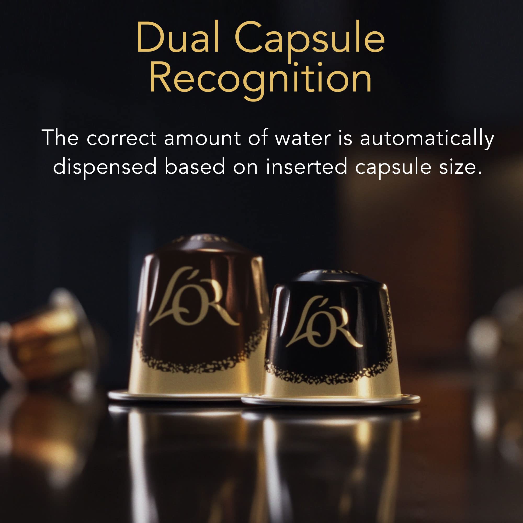 L'OR Barista System Coffee and Espresso Machine with 30ct Flavored Espresso Pod Variety Pack