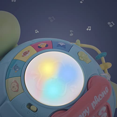 Musical Turtle Toy - Baby Crawling Toys for Babies 12+ Months - Learning with Sound, Music, Lights, Phone, Letters, Numbers - for Motor Skills, Cognitive Development, Hand-Eye Coordination