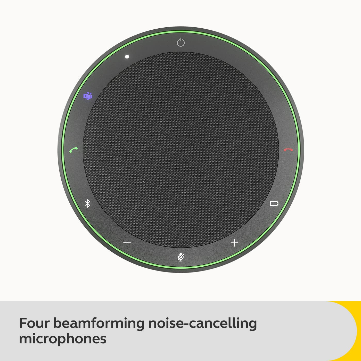 Jabra Speak2 75 Wireless Bluetooth Speakerphone β Portable Conference Speaker with 4 Noise-Cancelling Mics, 65mm Full-Range Speakers & Super-Wideband Audio - Certified Microsoft Teams Speaker β Black