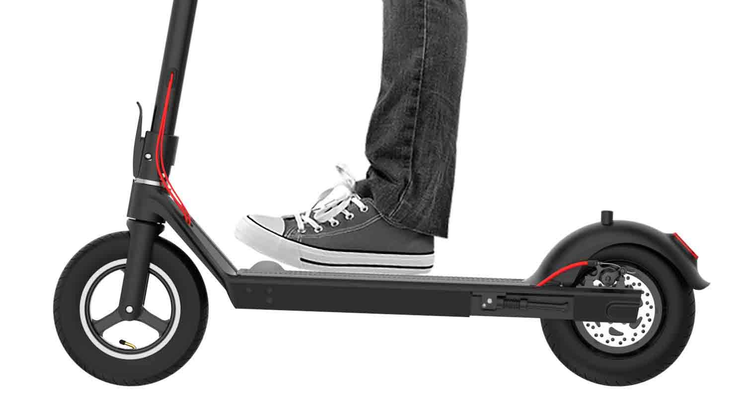 Hover-1 Engine Electric Scooter | 21.7MPH, 5HR Charge, 11 Mile Range, Battery Life Indicator, High Grip Tires, 220LB Max Weight, Cert. & Tested - Safe for Teens & Adults