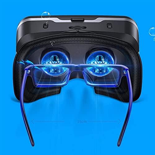 MXJCC VR Headset with Controller, Adjustable Lenses & Speakers from Valve 2160 x 2160 LCD Panels, for Gaming, Ergonomic Design
