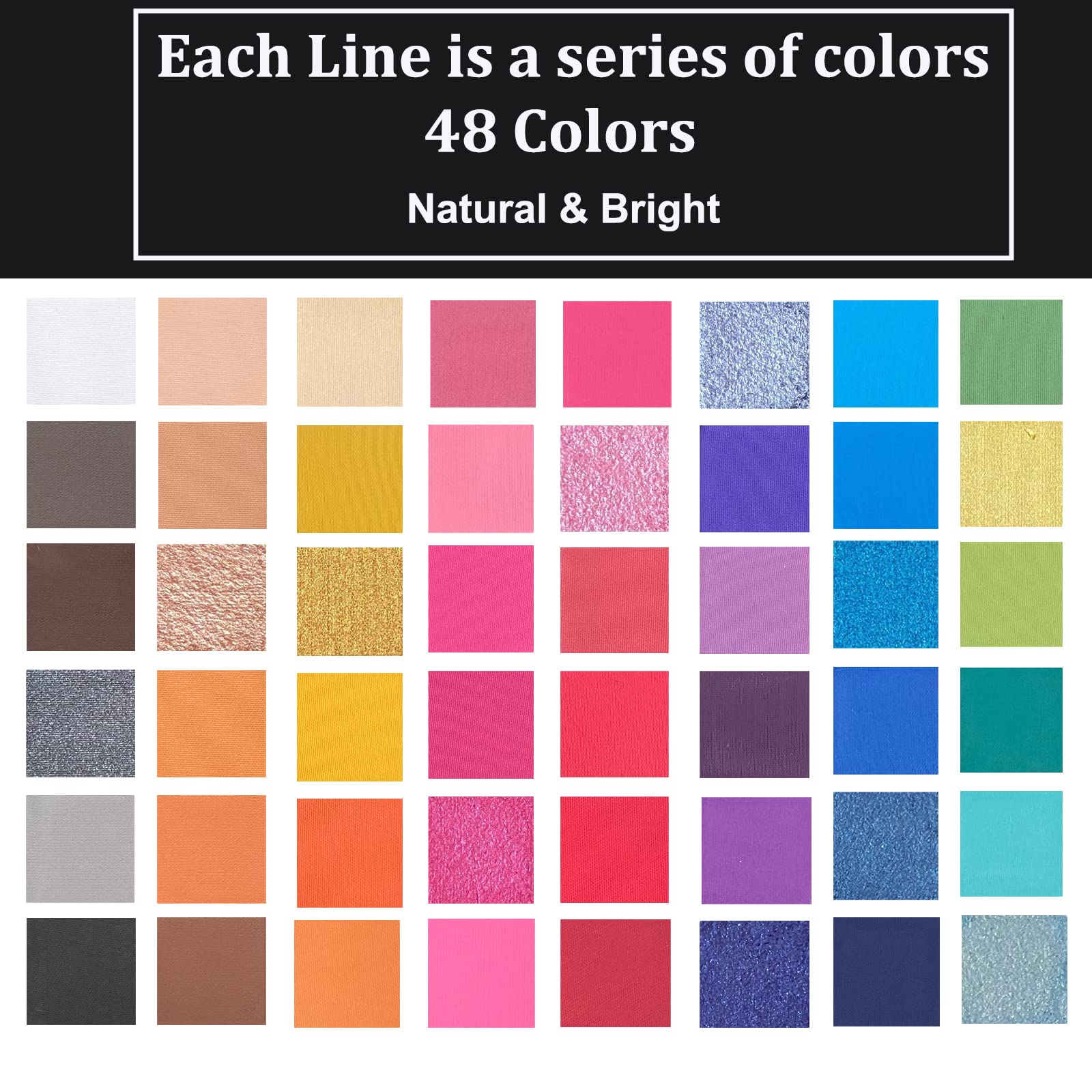 MYUANGO Color Cube Colorful Charm Eyeshadow Palette Richly Pigmented and Blendable Matte Shimmers 48 Rich Colors Waterproof Long Last Makeup Pallet Professional Eye Shadow Makeup