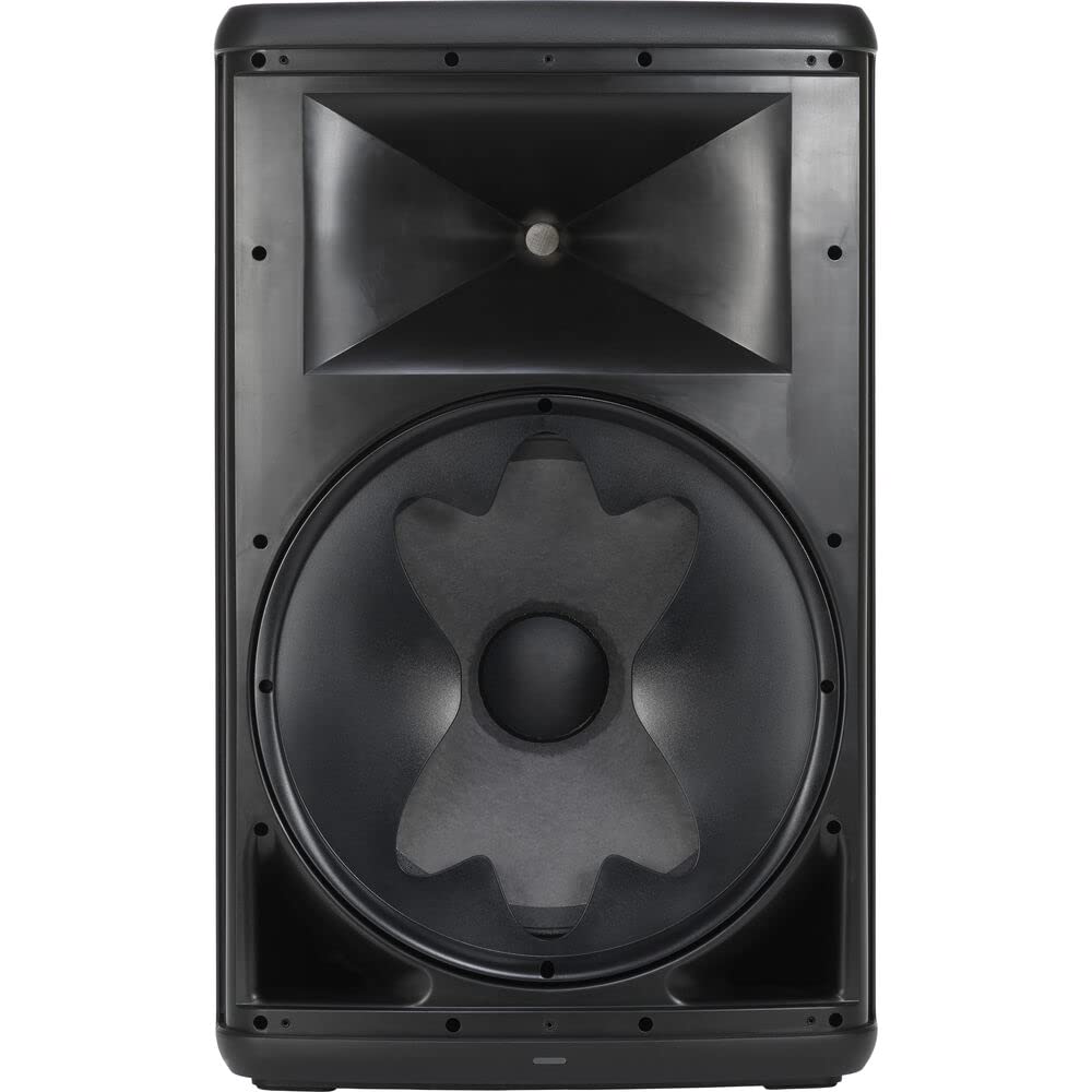 JBL Professional EON715 Powered PA Loudspeaker, 15-Inch (Bluetooth) Bundle with Steel Speaker Stand, Stand Bag 51" Interior, and XLR-XLR Cable