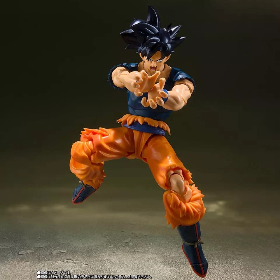 Original Bandai Dragon Balls Action Figure SHFfiguarts (Son Goku Ultra Instinct Sign)