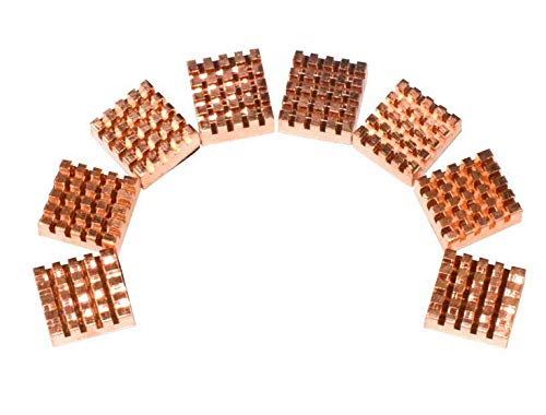Jonsnowo Copper RAM/VGA Heatsink Video Memory Heatsink(8 PCS)
