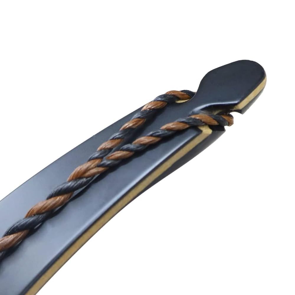 Lightning Archery Takedown Longbow Limbs 25-60lbs Hunting Longbow Limbs Replacements with 2pack Screw Limbs Bolt(30lbs)