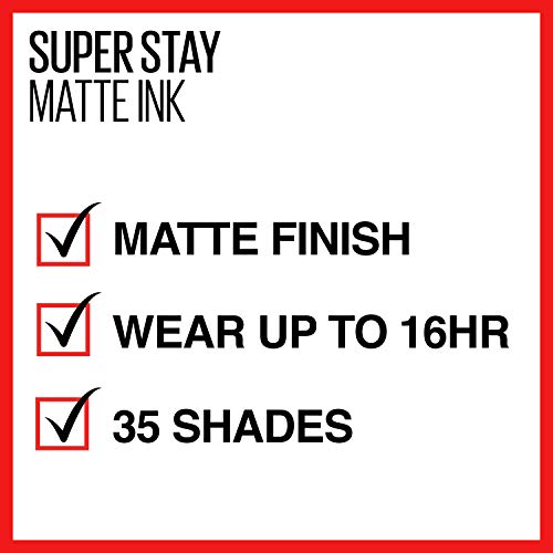 Maybelline New York SuperStay Matte Ink Un-nude Liquid Lipstick, Philosopher, 0.17 Ounce