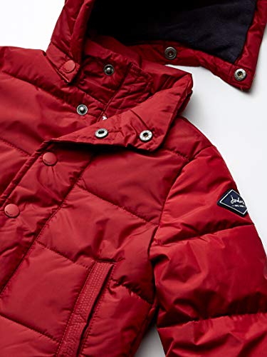 Joules Outerwear Boys' Big Lodge, Deepred, 3