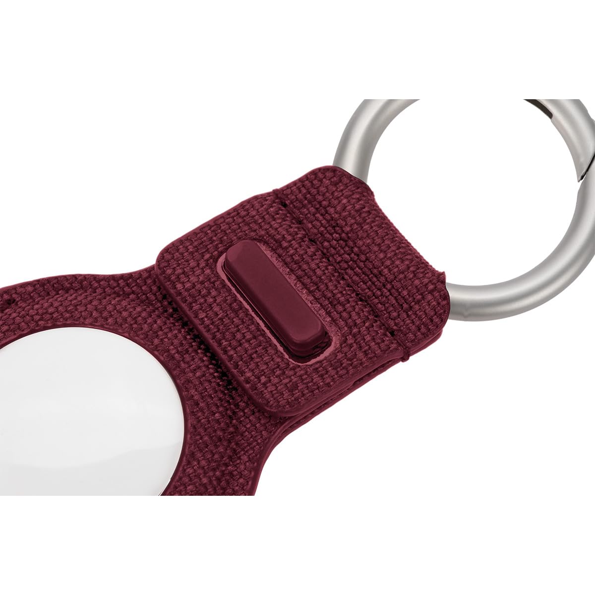 Incase Woolenx Key Clip for Airtag - Lightweight, Form-Fitting Apple Airtag Holder - Durable Airtag Keychain with Metal Quick Clip Key Ring (3.6 x 1.6 x 0.2 in) - Graphite